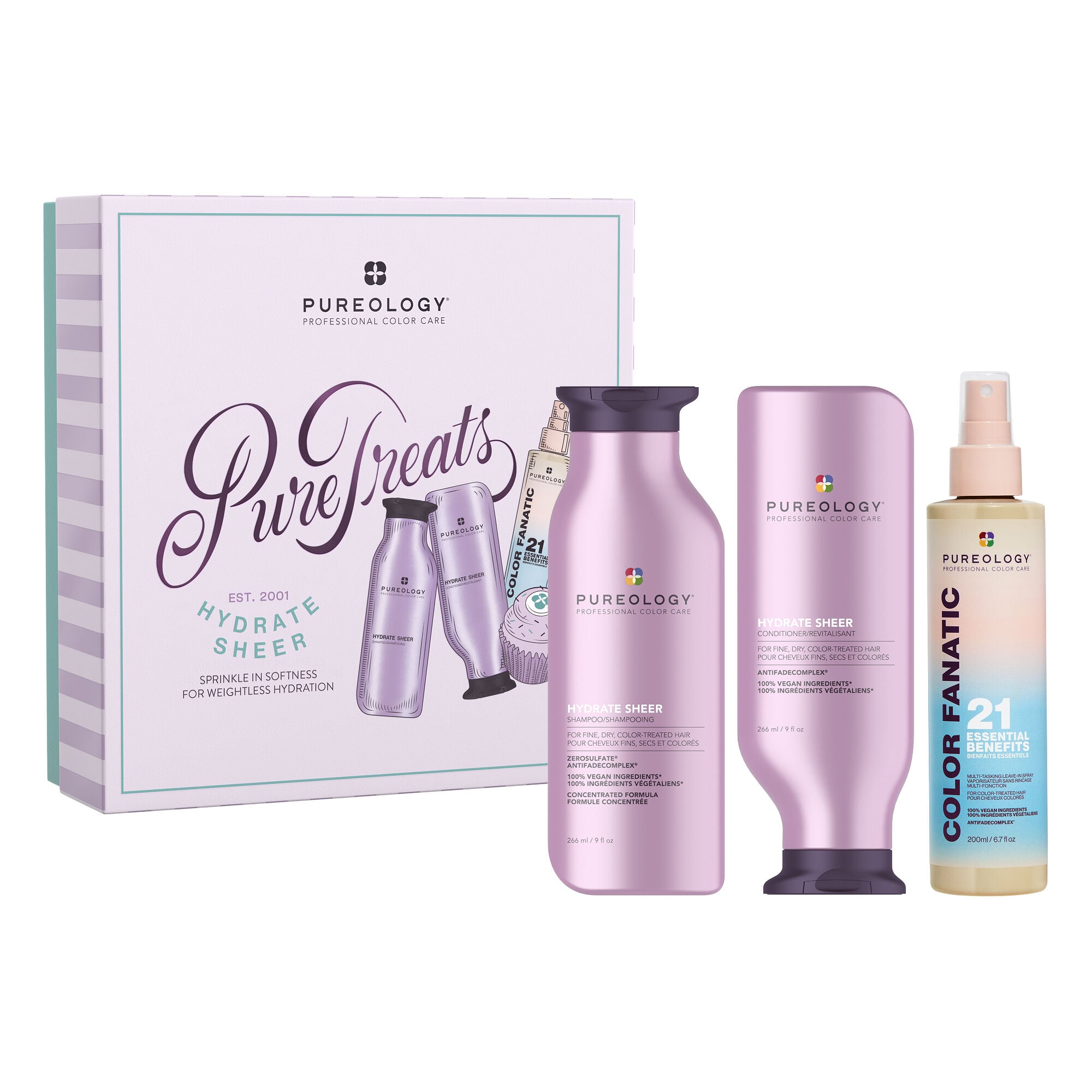 Hydrate Sheer Gift Set for Fine, Dry Hair | Pureology
