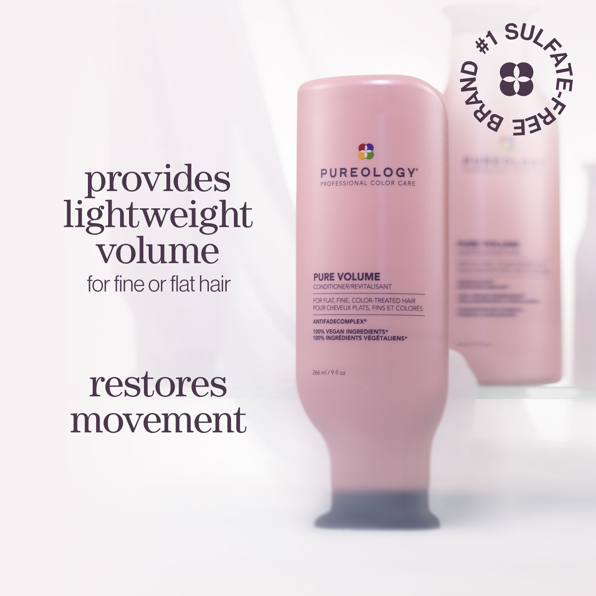 Pure Volume Conditioner for Fine, Flat, Lifeless Hair - Pureology