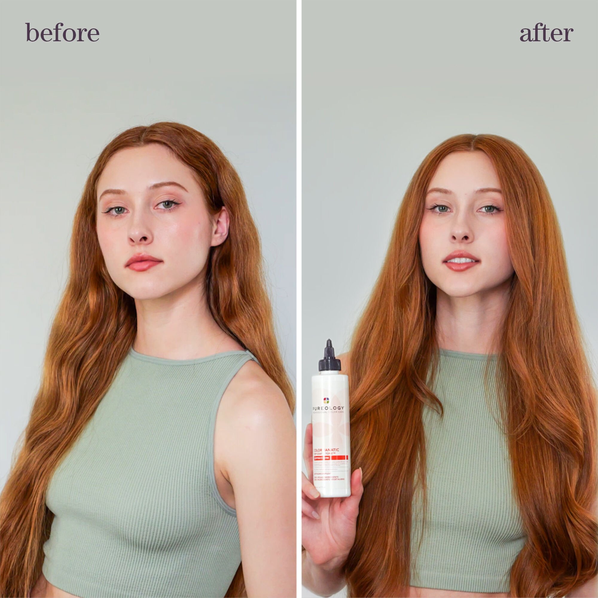 Top Coat Copper Glaze Toner for Dull, Very Dry Hair - Pureology