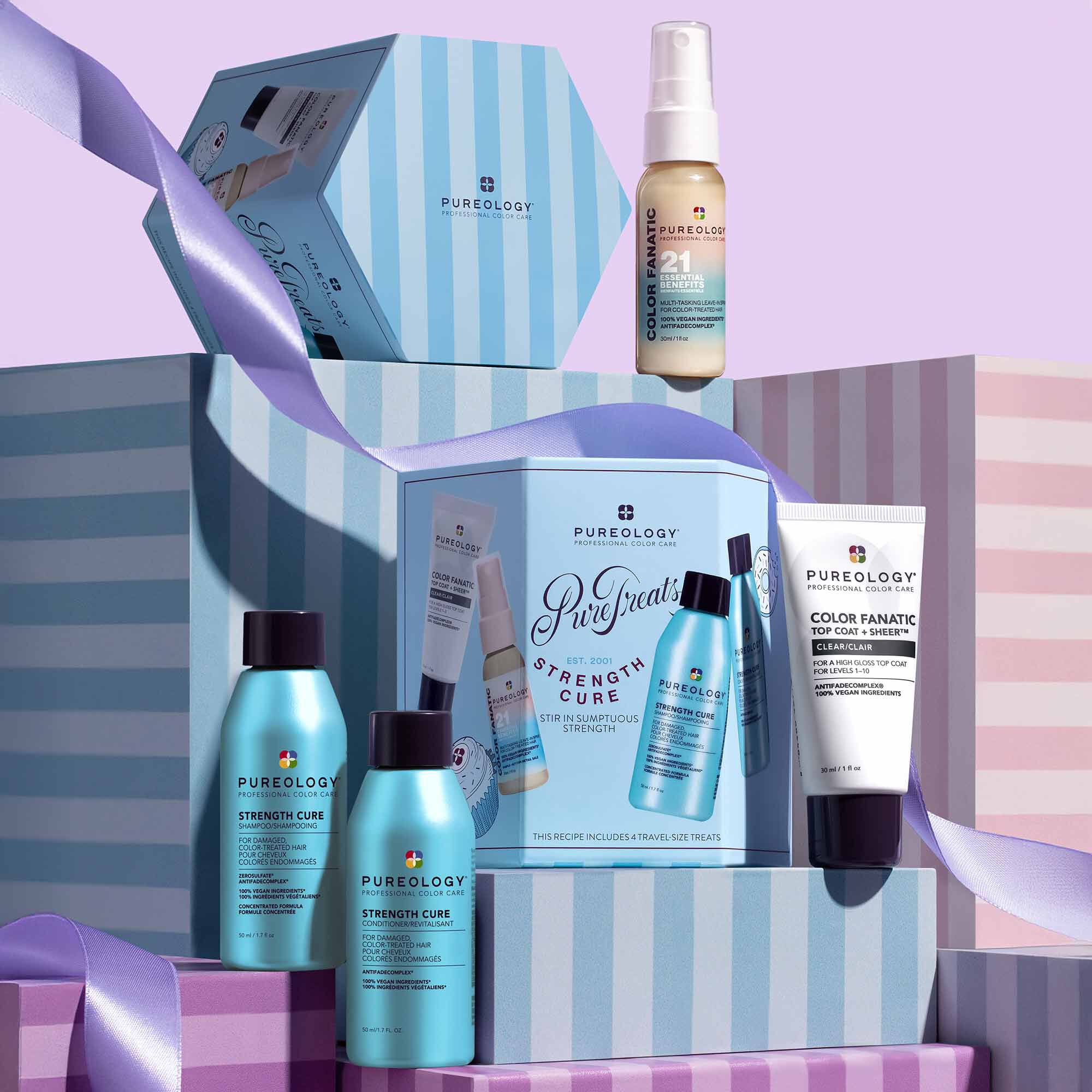 Strength Cure Travel Size Gift Set for Damaged Hair | Pureology
