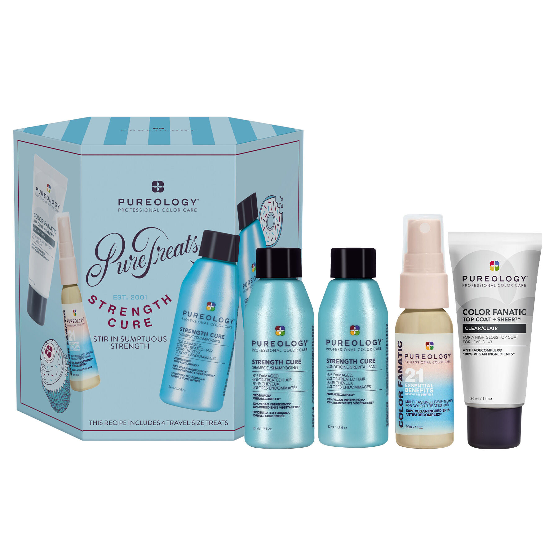 Strength Cure Travel Size Gift Set for Damaged Hair | Pureology