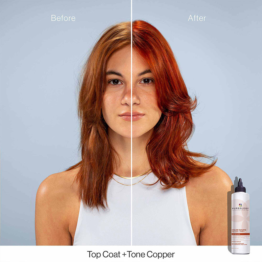 Top Coat Copper Glaze Toner for Dull, Very Dry Hair - Pureology